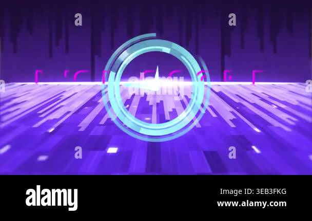 Animation of high score text over shapes. Social media and digital ...