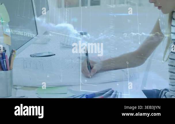 Data processing against diverse male and female office colleagues using ...