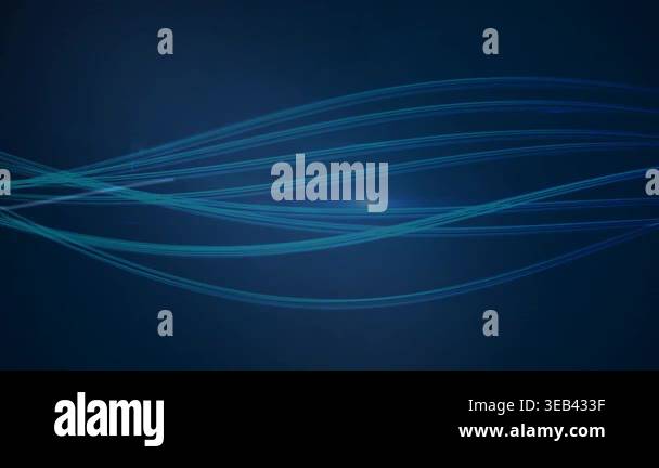 Animation of waves moving on blue background. Shape, colour and ...