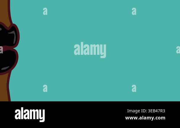 Animation of 5 comic option texts on different backgrounds. social ...