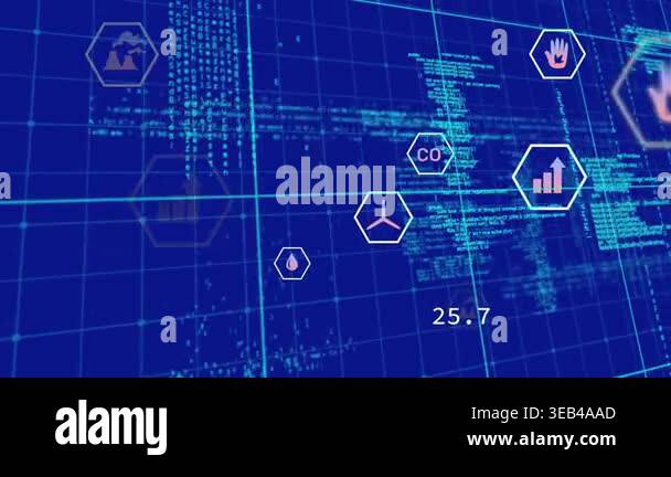 Qr code mathematical equations against colorful background. Global ...