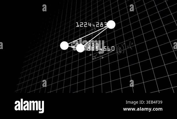 Camera panning, triangular cluster shifting, nodes moving, labels ...