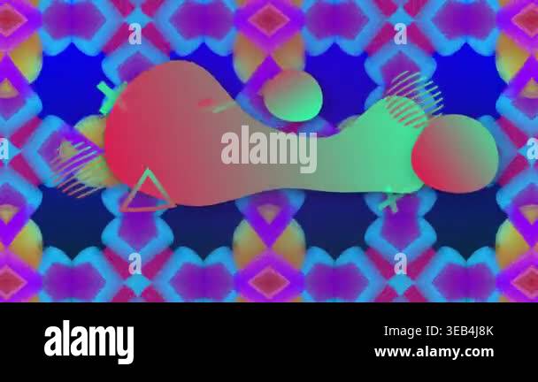 Center color blob revealing FLASH SALE on neon pulse, background ...