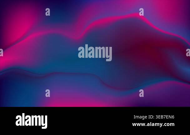 Blue and purple neon smooth liquid waves abstract motion background ...