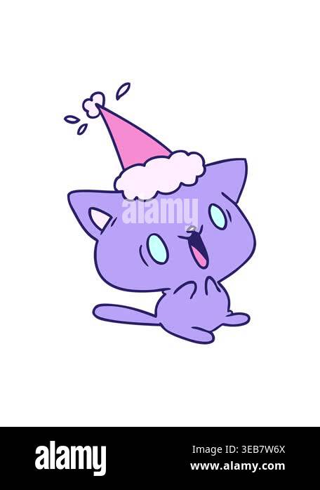 shine light effect animation of hand drawn christmas design of kawaii ...