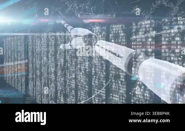 Animation of connections and scientific data processing over computer ...