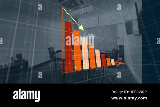 Animation of bar graph and arrow representing loss and coding over ...