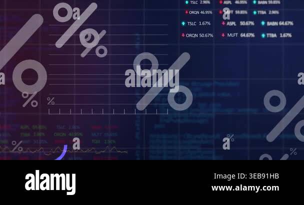 Animation of percentiles, multiple graphs, trading boards, computer ...