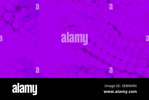 Animation of purple spheres moving on purple background. Colour, shape ...