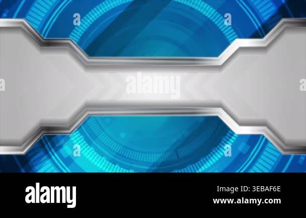 Technology abstract video animation with gear shape and arrows Stock ...