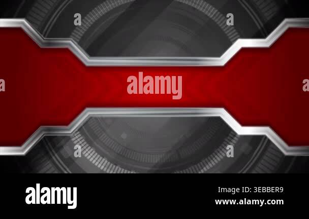 Technology abstract video animation with gear shape and arrows Stock ...