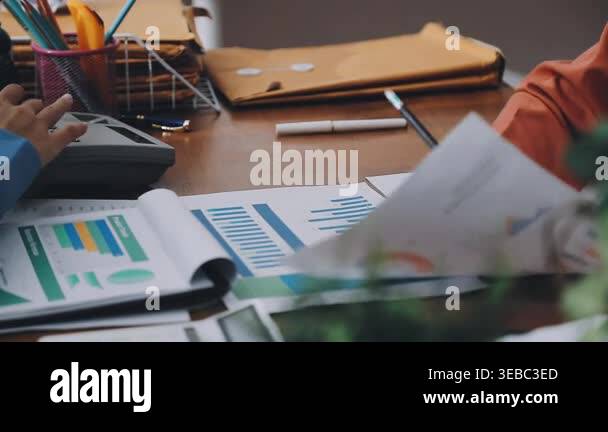 businessman analyzing financial charts Stock Video Footage - Alamy