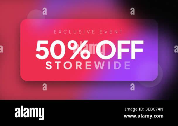 Abstract soft gradient background with moving light circles, smooth ...