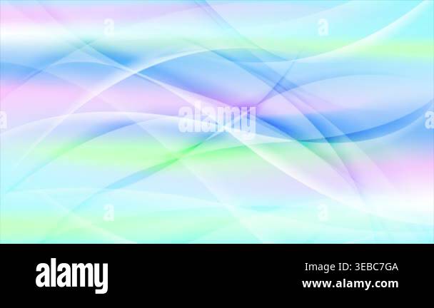 Colorful abstract waves video animation Stock Video Footage - Alamy
