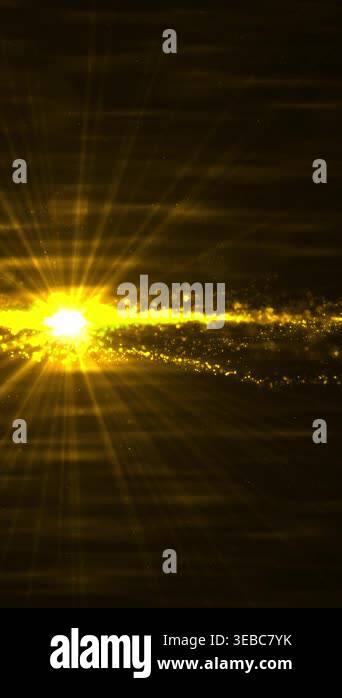 Abstract Gold Background Rays Sparkles Animation background lens flare ...