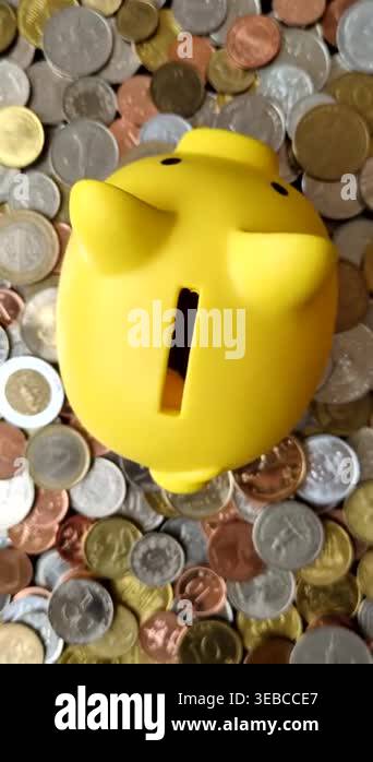 A piggy bank as a concept for storing, accumulating, and saving ...
