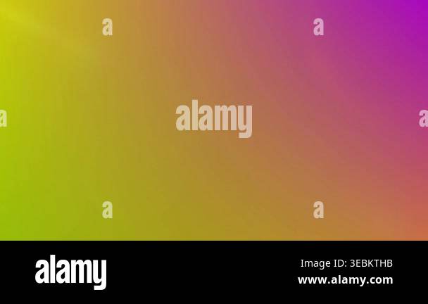 Animation of pink to yellow gradient background with glowing light and ...
