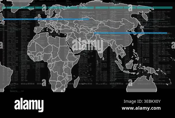 Initial cyan scan line starting map lighting borders aligning rows ...