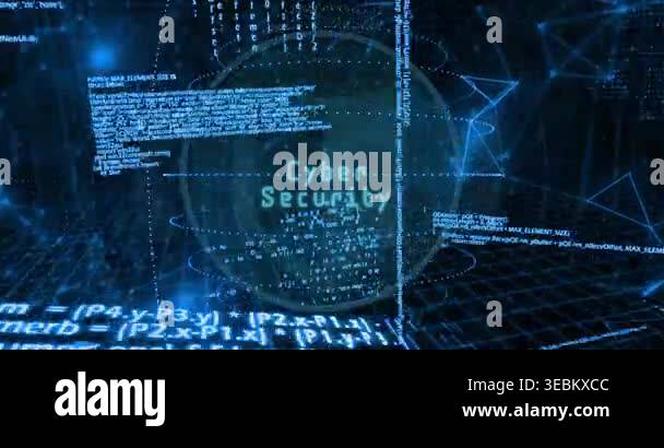 Rotating rings starting HUD formation, Cyber Security dimming, code ...