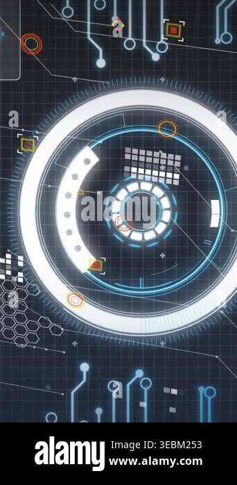 Vertical video: Outer arc forming triggers HUD rotating, pulsing ...
