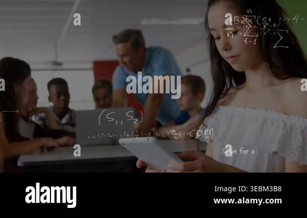 Animation of mathematical equations over diverse schoolchildren and ...