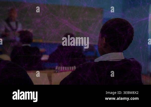 Animation of network of connections over diverse group of pupils in ...