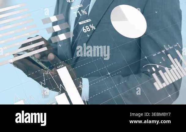 Animation of diagrams and data processing over african american ...