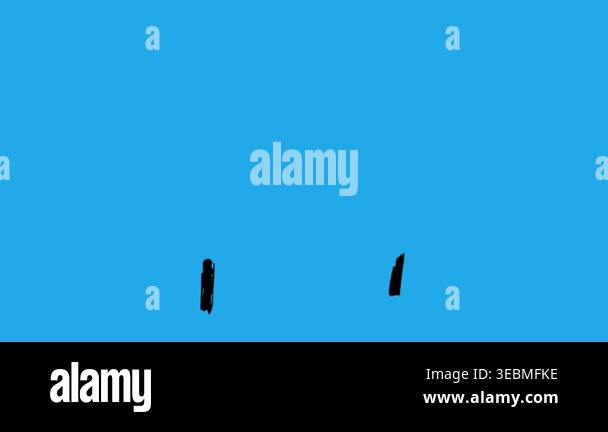 Animation of elections text over trees on blue background. Elections ...