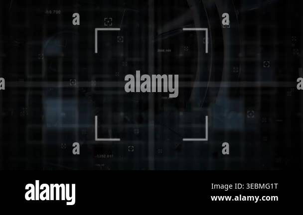 Animation of mathematical equations on black background. Global ...