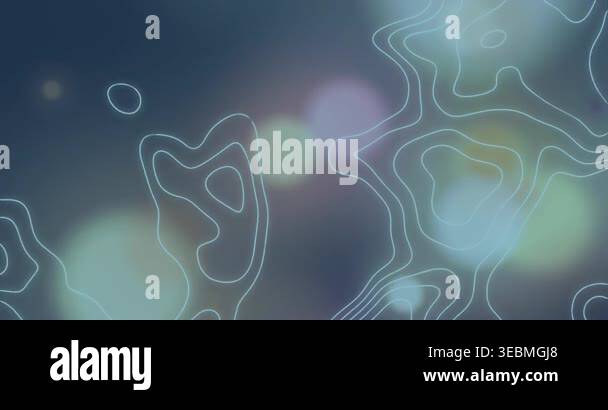 Animation of autumn sale text in red letters over white map lines in ...