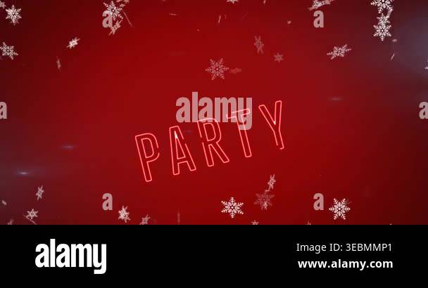 Animation of gold text and sale text falling on background. Christmas ...