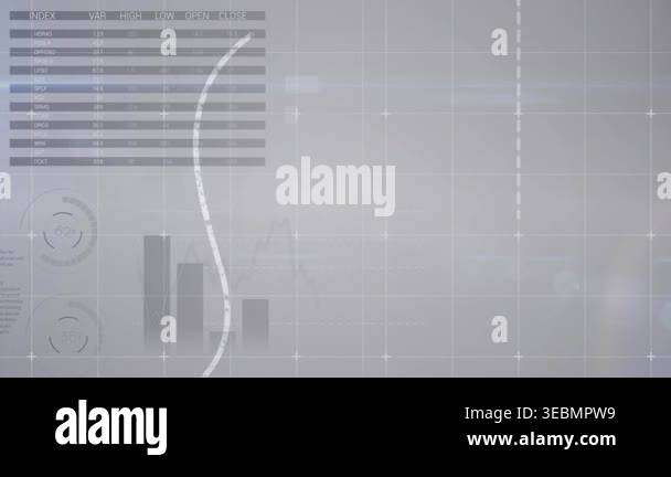 Animation of text with globe and network of connections. Global digital ...