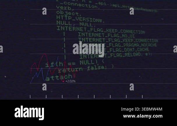 Animation of statistics and data processing over grid. Global business ...
