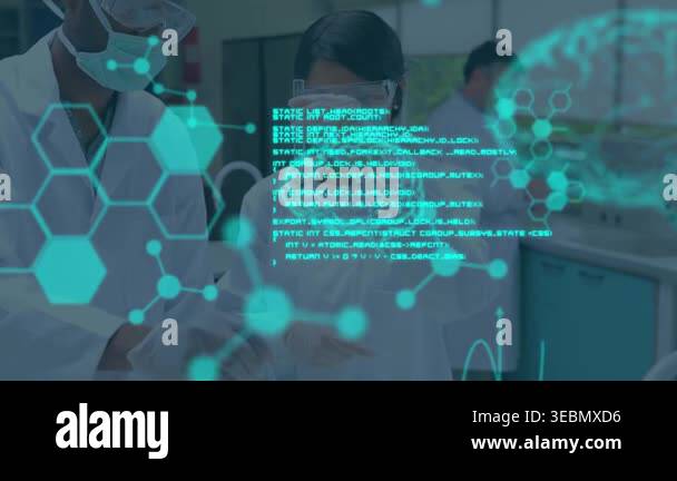 Animation of data processing over diverse male and female scientists ...