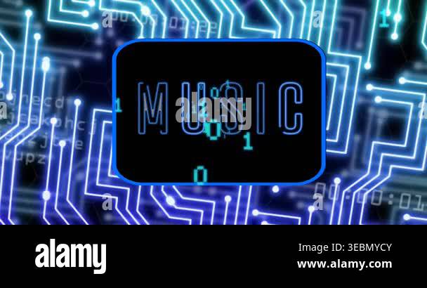 About data processing, computing and digital interface concept. Video ...