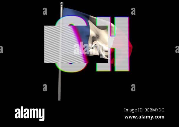 Animation of 5g text over flag of france. National flags and digital ...