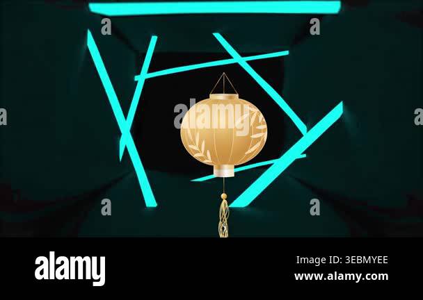 Animation of text with globe and network of connections. Global digital ...