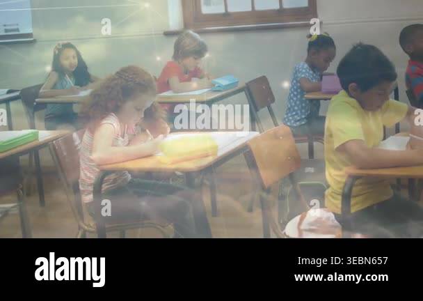 Animation of mathematical equations over students learning. Global ...