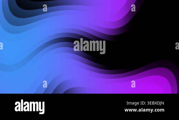 Animation of moving purple shapes on black background. Shapes and ...