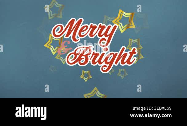 Animation of christmas greetings text and christmas decoration ...