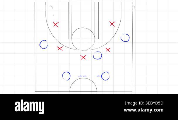 Animation of game plan over white background. Global sport, healthcare ...