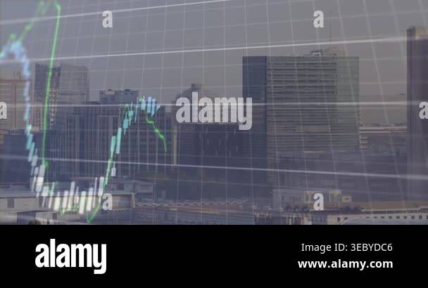Market opening sending live data, candlestick chart shifting over ...
