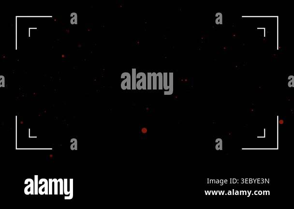 Animation of spots falling over frame. Social media and digital ...