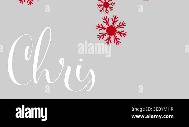 Animation of christmas greetings text over christmas decorations ...