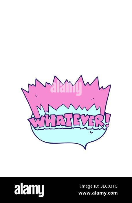 stretching up animation of freehand drawn speech bubble cartoon ...