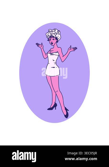 shine light effect animation of tattoo in traditional style of a pinup ...