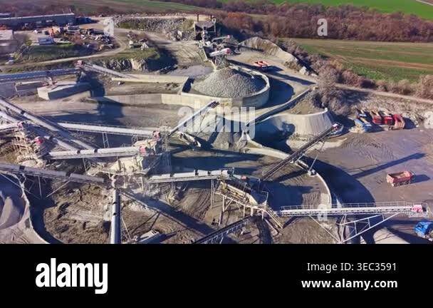 Bustling quarry site heavy machinery Stock Videos & Footage - HD and 4K ...