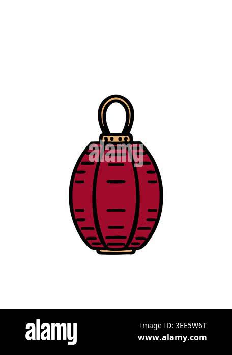 bobbing motion animation of a crafted hanging lantern japanese lamp ...