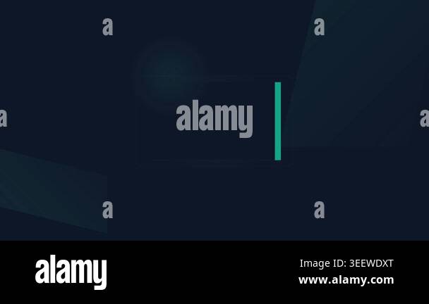 Digital announcement banner with glowing interface, modern ...