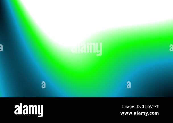 Abstract flowing gradient background, smooth motion with vibrant green ...